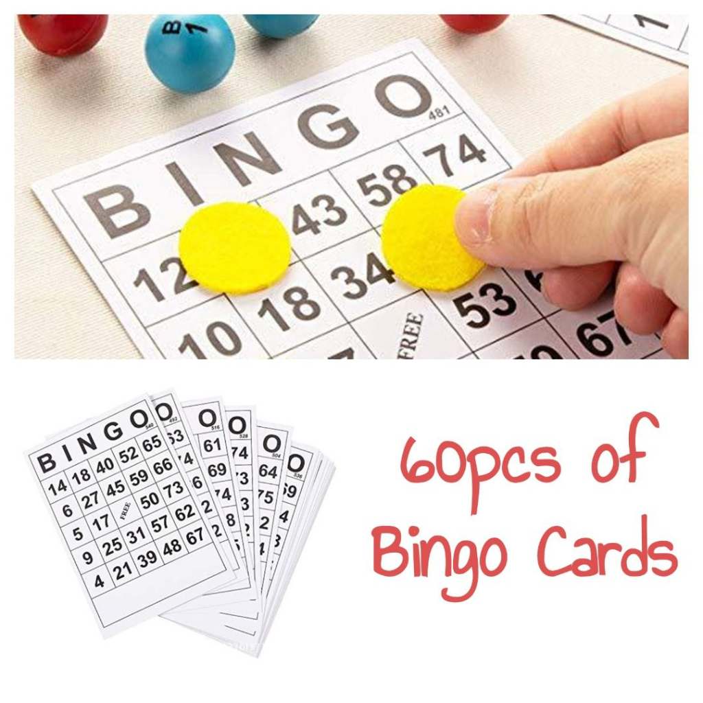 60pcs of Bingo Cards | Shopee Singapore