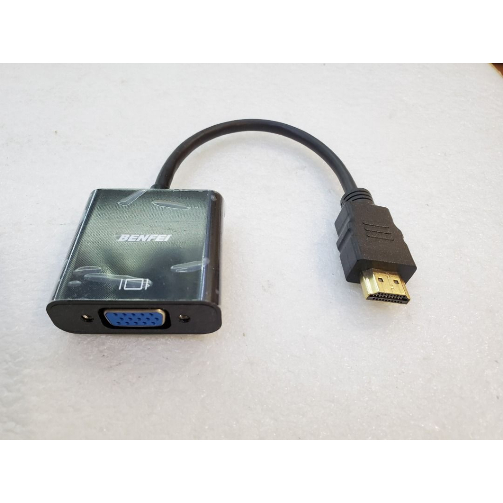 Benfei Hdmi Male To Vga Female Adapter Shopee Singapore