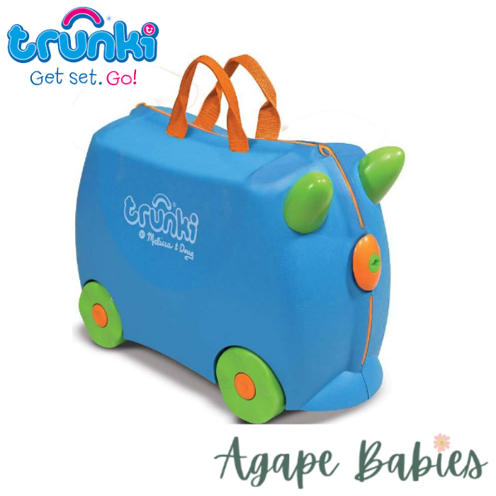Trunki Luggage - Terrance Blue (With 5 years Warranty) | Shopee Singapore