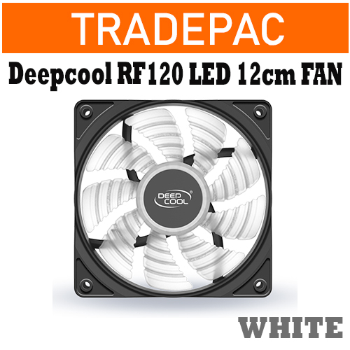 Deepcool RF120, White LED 12cm fan, 1300 RPM (single) | Shopee Singapore