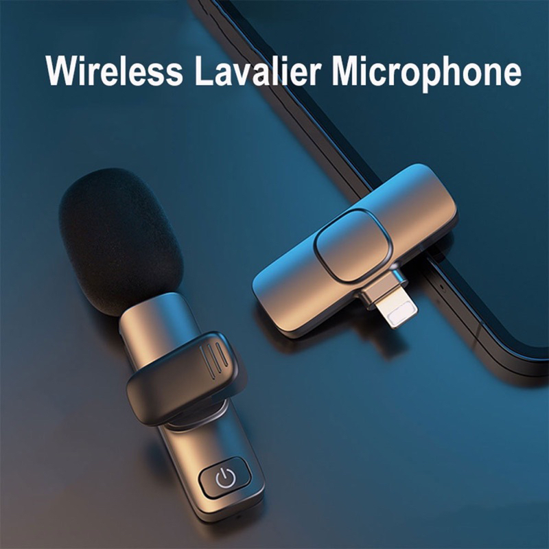 Wireless Lapel Microphone Convenient Lavalier Mic Noise Reduction Live ...