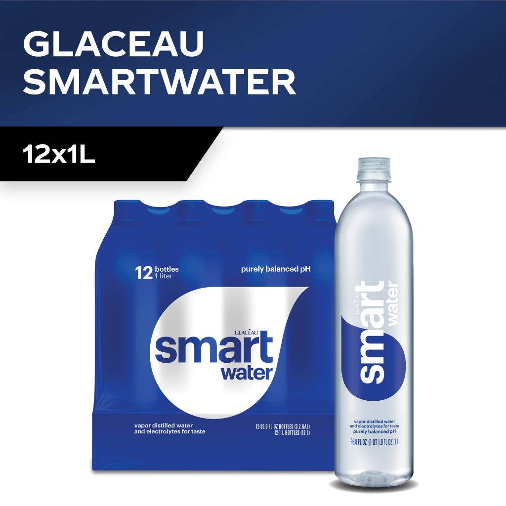 Smartwater 1L x 12 | Shopee Singapore