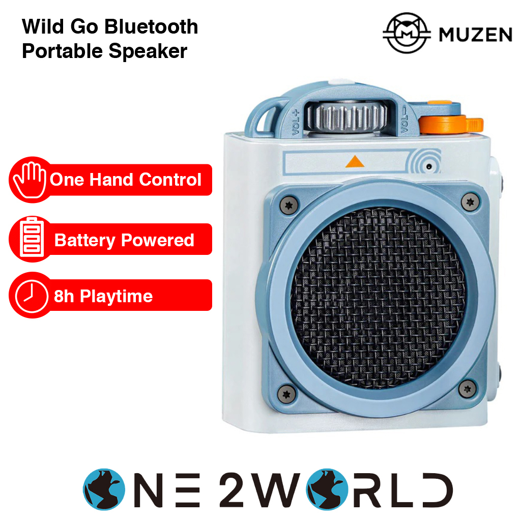 Muzen Wild Go Bluetooth Portable Speaker, Mini Size, Loud Volume, Deel ...