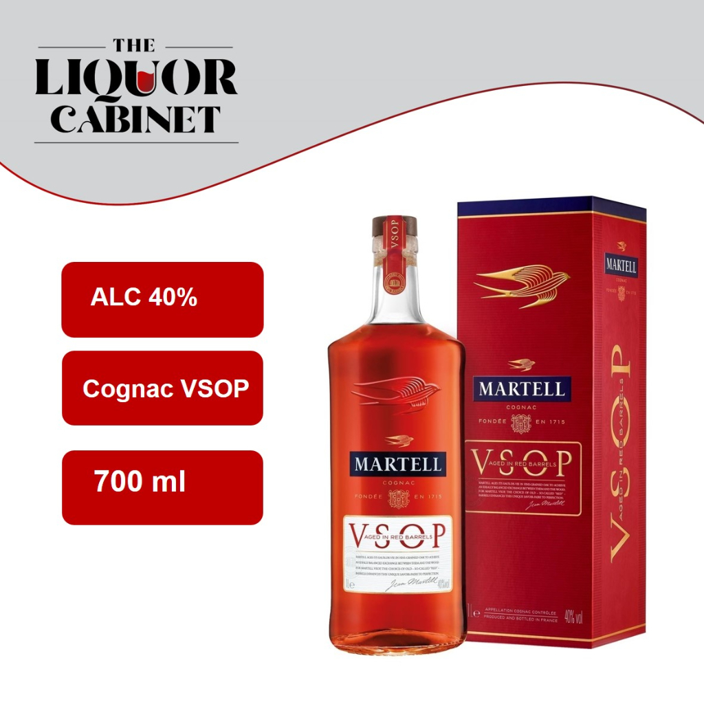 Martell VSOP Red Barrel Cognac (GBX) (With Box) 700ml | Shopee Singapore
