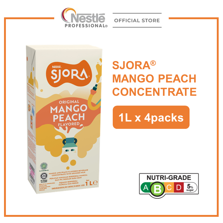 SJORA® Mango Peach Concentrate - 1L (Expire 23/12/2025) | Shopee Singapore