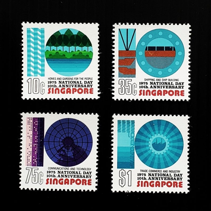 1975 10th Anniversary of Singapore Postage Stamps | Shopee Singapore