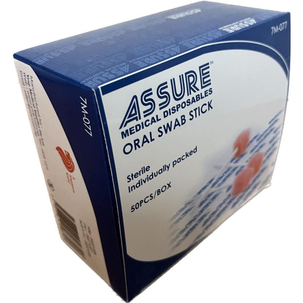 Assure Medical Disposables Oral Swab Stick (Sterile Individually packed ...