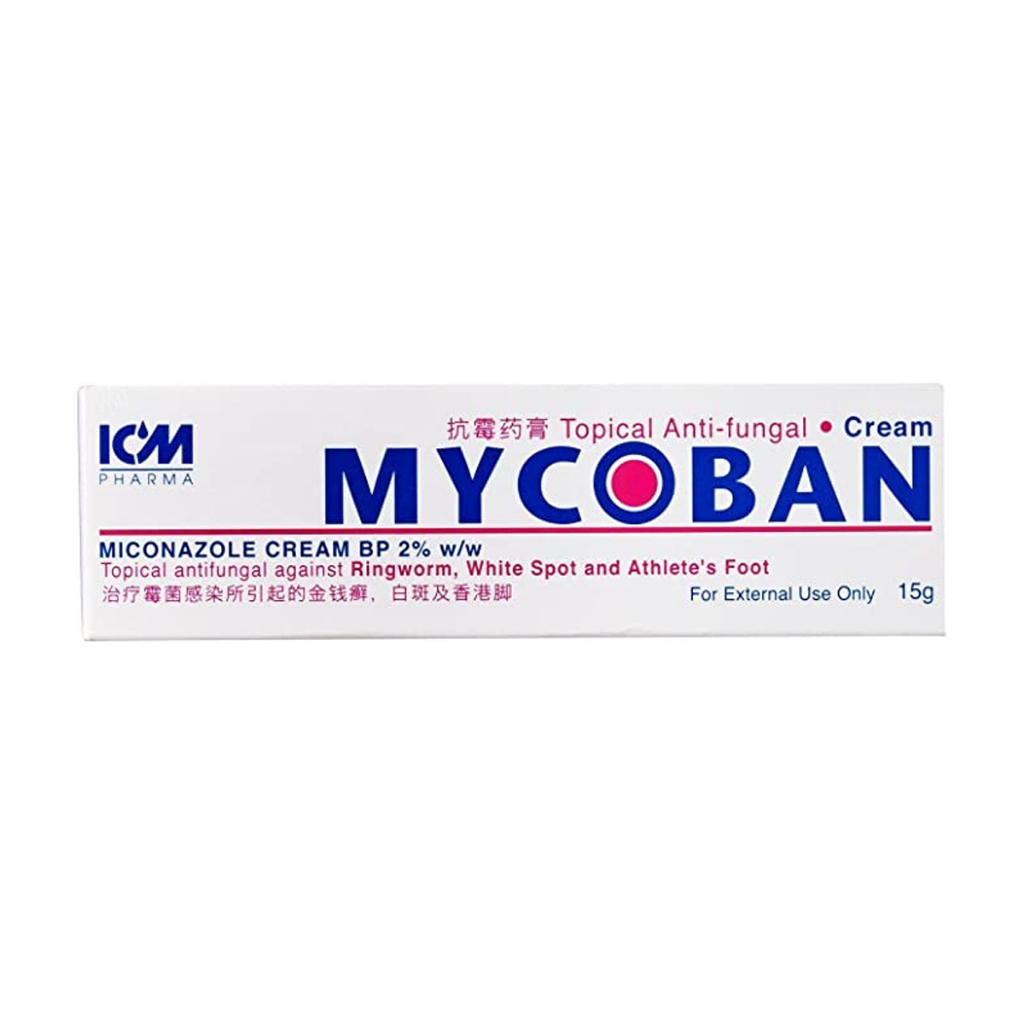 Mycoban Cream (Miconazole Nitrate 2%) 15gm [EXP 5/25] | Shopee Singapore