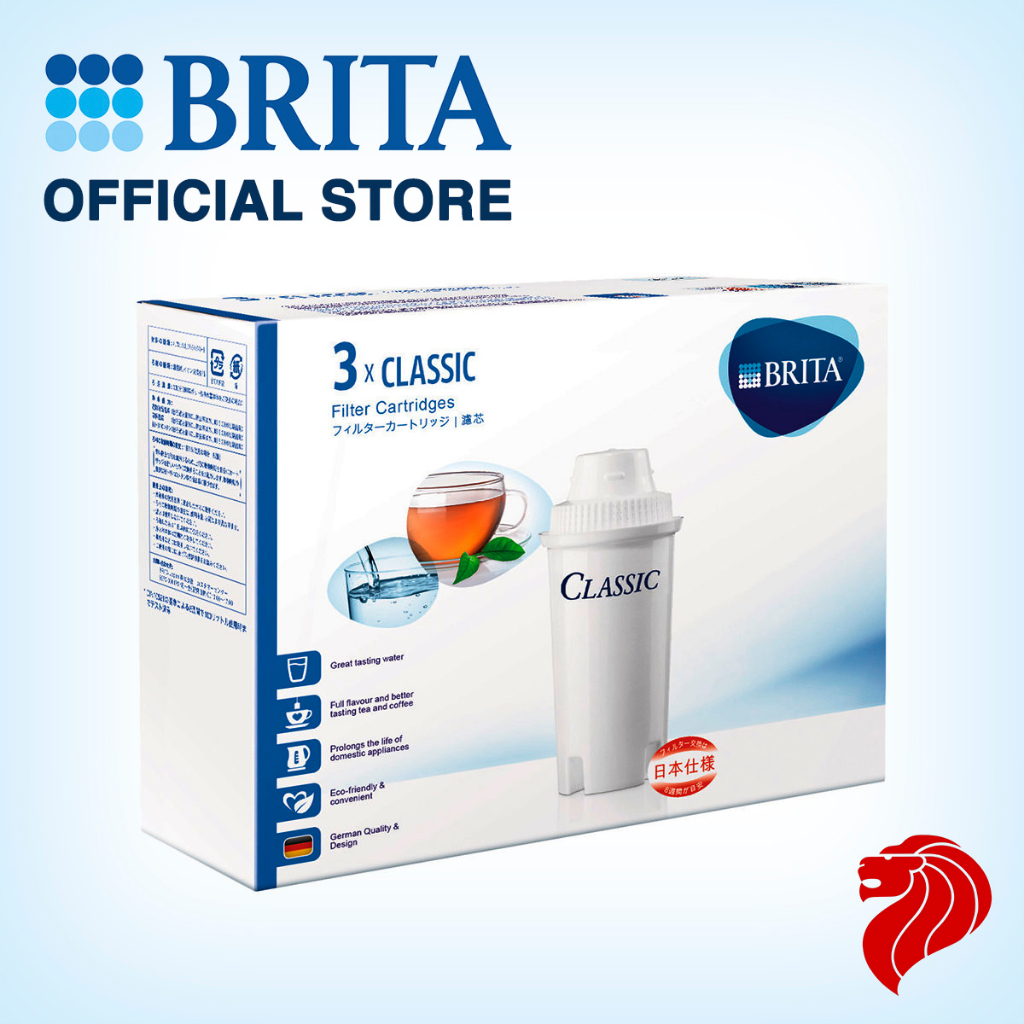 BRITA CLASSIC FILTER CARTRIDGE (3-PACK) | Shopee Singapore