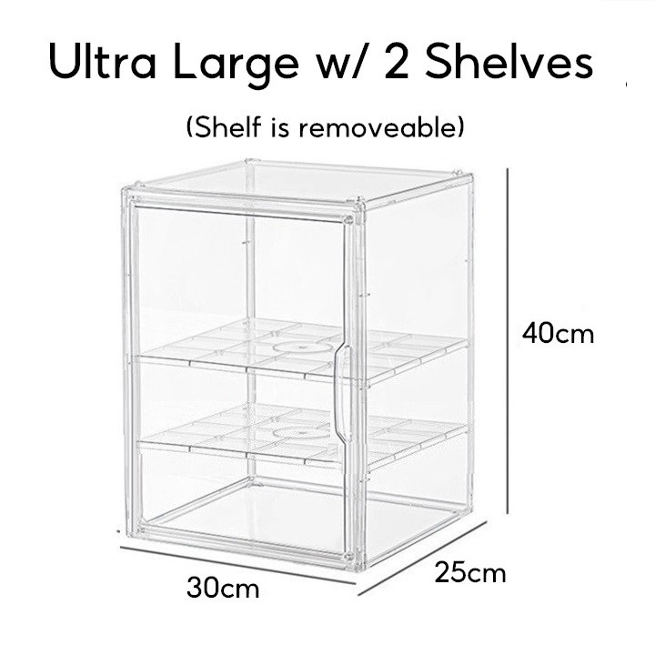 Fully Clear Acrylic Popmart Figurine Labubu Display Box Bag Storeage ...