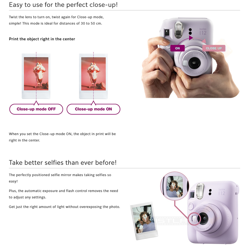 Fujifilm Instax Mini 12 Instant Camera | Shopee Singapore