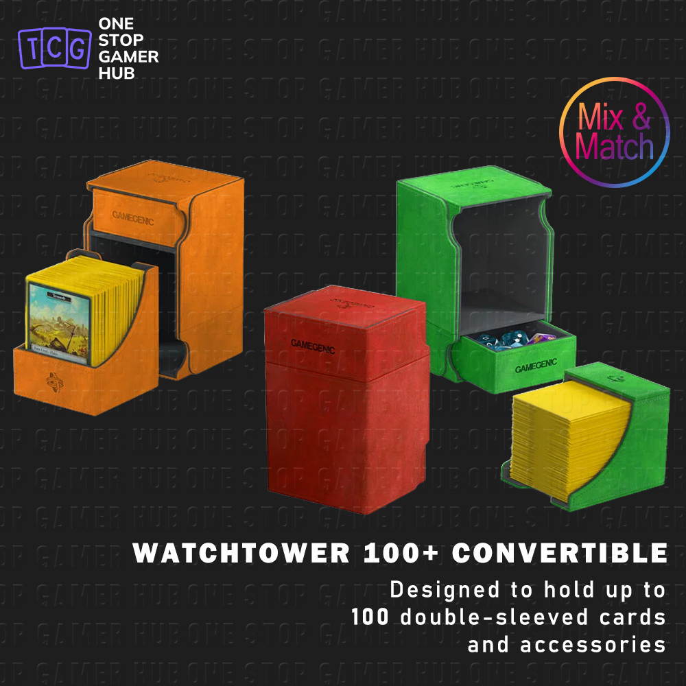 GameGenic Watchtower 100+ Convertible Card Storage & Organizer | Shopee ...