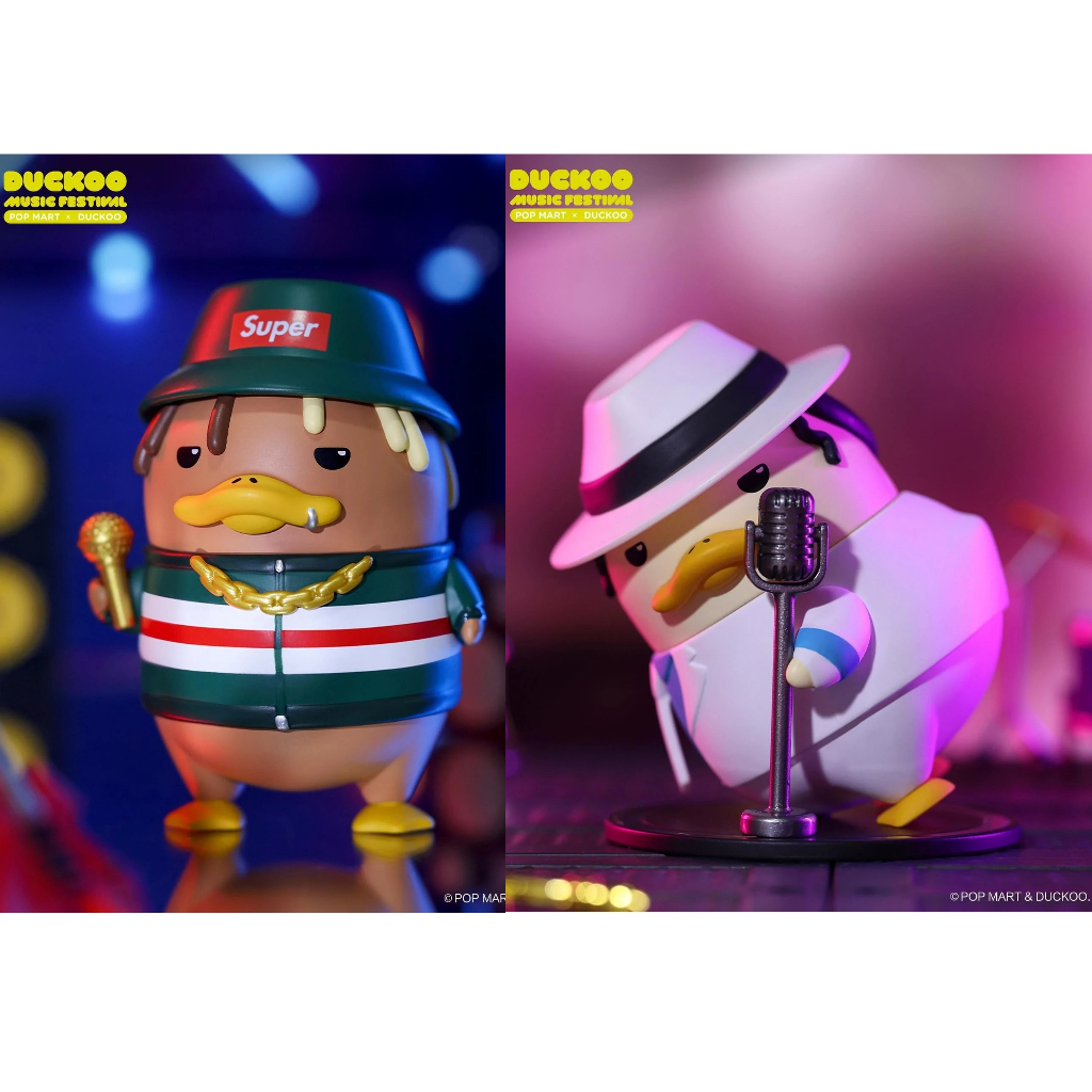 OFFICIAL POP MART Popmart 泡泡玛特 X Duckoo Music Festival Hiphop Pop Cute ...