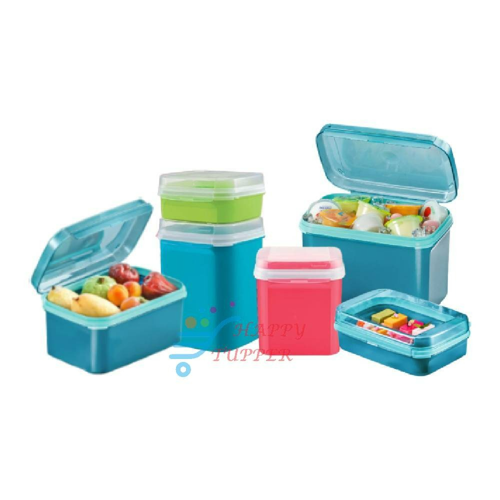 Tupperware Ezy Rectangular Keeper Set / Tupperware Ezy Square Keeper ...