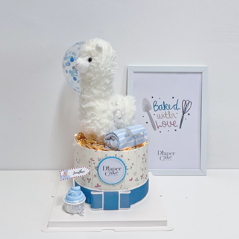🇸🇬SHOPEE EXCLUSIVE🔥 Mini Diaper Cake - Alpaca Baby Hamper for Newborn ...