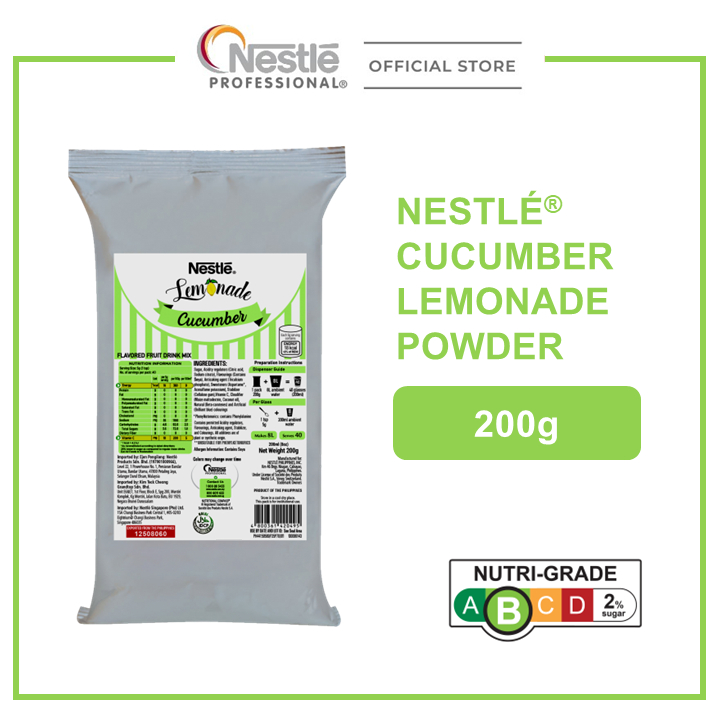 NESTLÉ® Cucumber Lemonade Powder -140g | Shopee Singapore