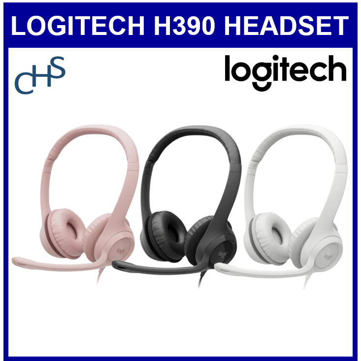 Logitech H390 USB Stereo Headset 2 Years Singapore Warranty by Logitech ...