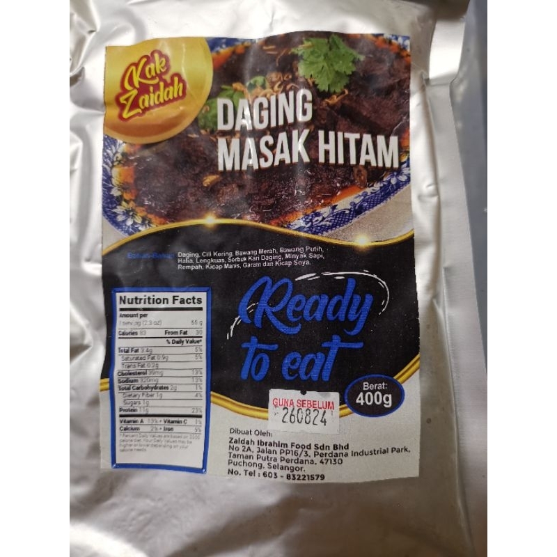 Kak Zaidah Daging Masak Hitam | Shopee Singapore