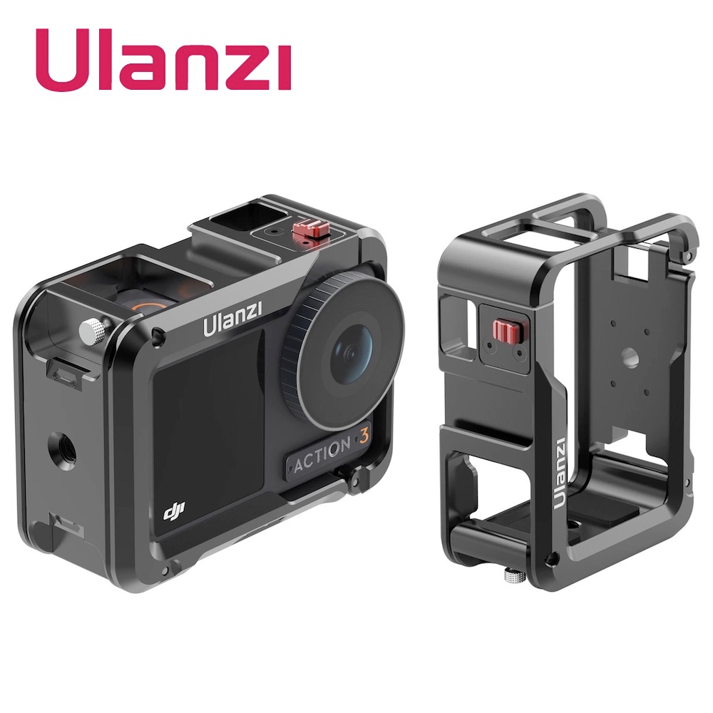 ULANZI OA-14 Metal Cage Housing Frame Protector Vlog Case for DJI OSMO ACTION 5 4 3 | Shopee ...