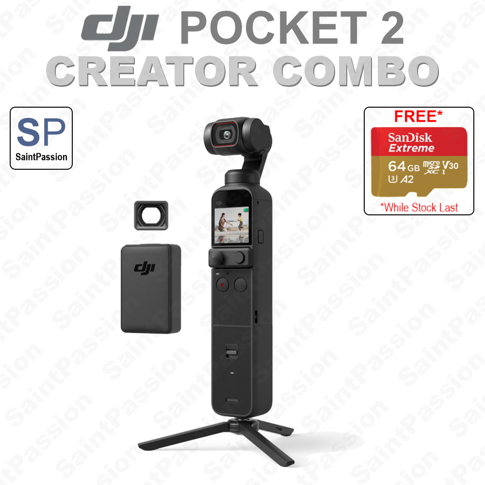DJI Pocket 2 Creator Combo - Osmo Pocket 2 - OP2 | Shopee Singapore