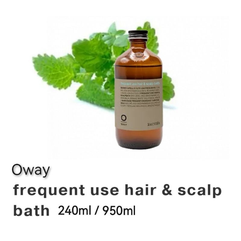 Oway Daily Act Frequent use hair & scalp bath+ pump (240ml / 950ml), Hair Conditioner ...