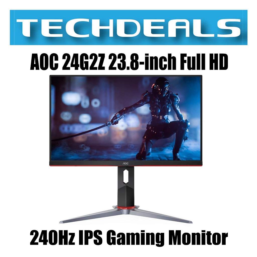 AOC 24G2Z 23.8-inch Full HD 240Hz IPS Gaming Monitor | Shopee Singapore