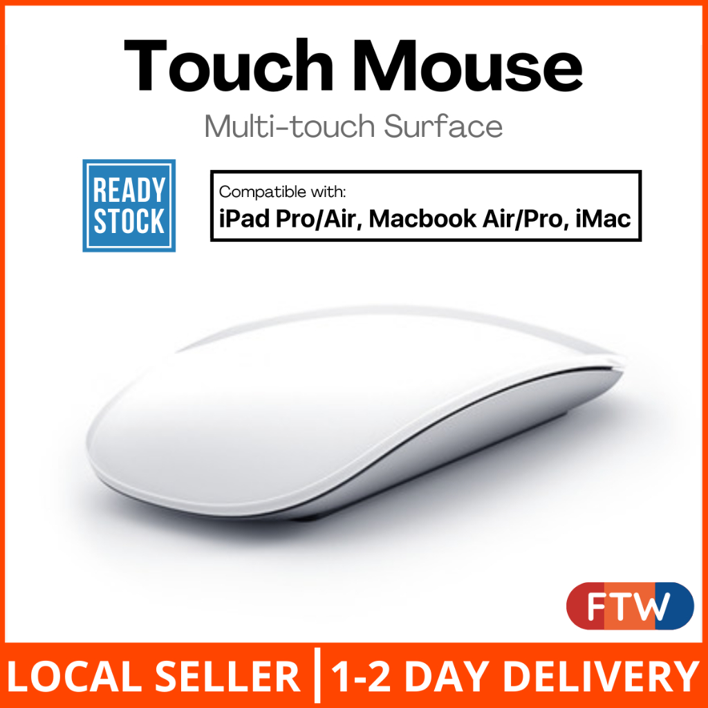FTW Magic Touch Mouse LIGHTSPEED Wireless Arc Bluetooth Mouse for iPad ...