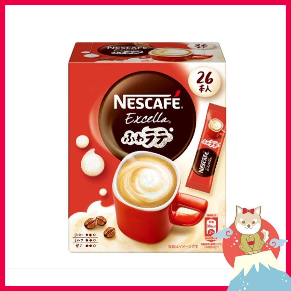 Nestle Japan Nescafe Excella Fluffy latte 26 Pieces Japan coffee cafe ...