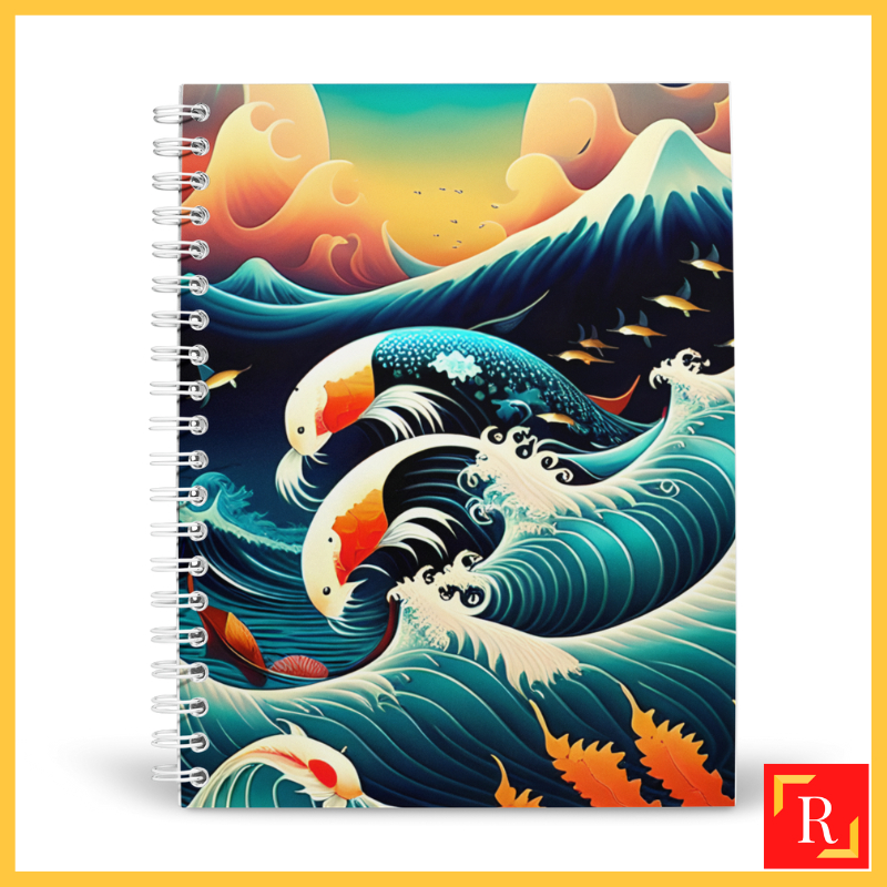 Spiral Notebook/Double Ring Notebook-(A4/A5 | Line/Blank | 80gsm)-Japan ...