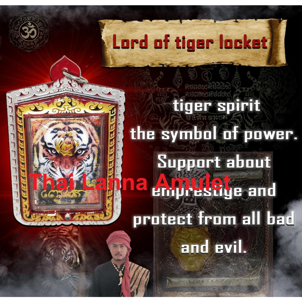 SG Thai Amulet泰国佛牌 Lord of tiger locket by AJ Thep | Shopee Singapore