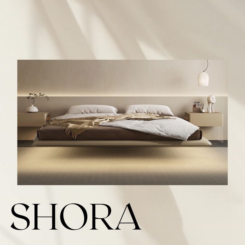 Shora Floating bed frame with light sensor | Shopee Singapore