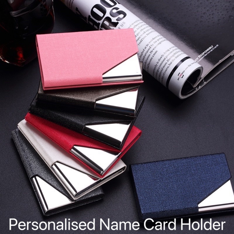 Personalised Name Card Holder/Christmas Gift/Engraving Name Card Case ...