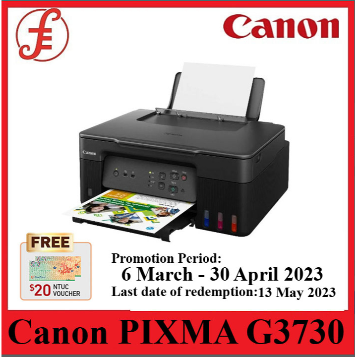 Canon PIXMA G3730 Wireless Multifunction Refillable Ink Tank Printer ...