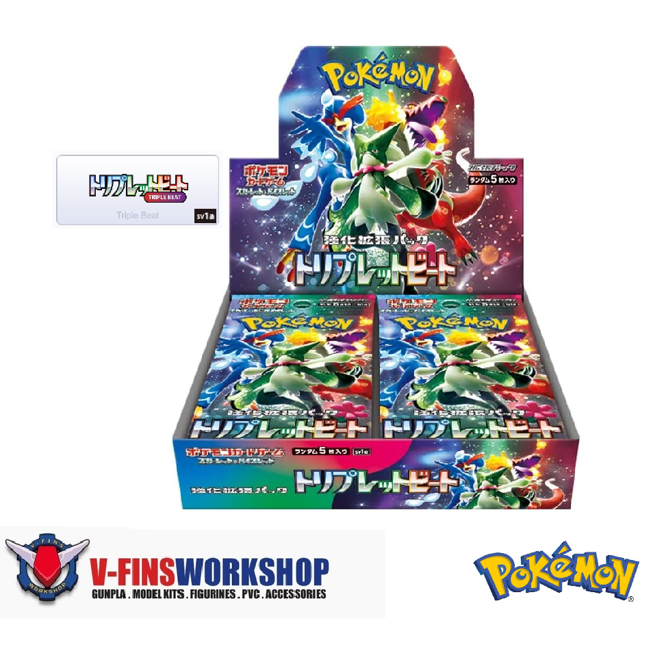 Pokemon TCG (Japanese) - Scarlet & Violet Expansion Pack "Triplet Beats" Booster Box (sv1a ...