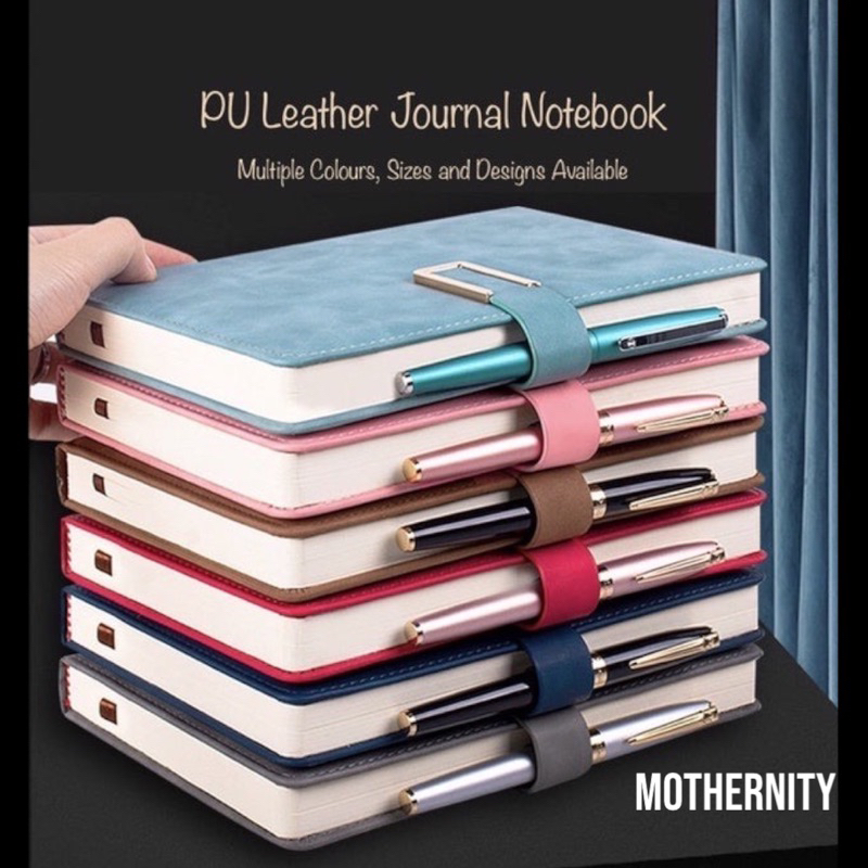 PU Leather Notebook A5 A6 – Magnetic / Minimalist | Soft Cover Journal ...