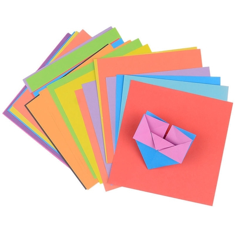 Origami Paper 12cm x 12cm Assorted Colours | Shopee Singapore
