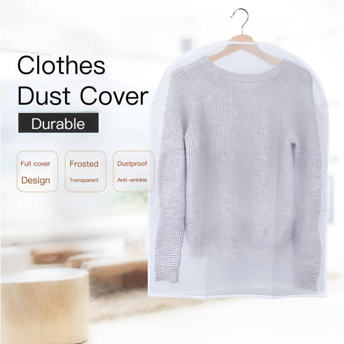 SG stock ready Household zipper transparent clothes hanging dust cover ... SG stock ready Household zipper transparent clothes hanging dust cover ...