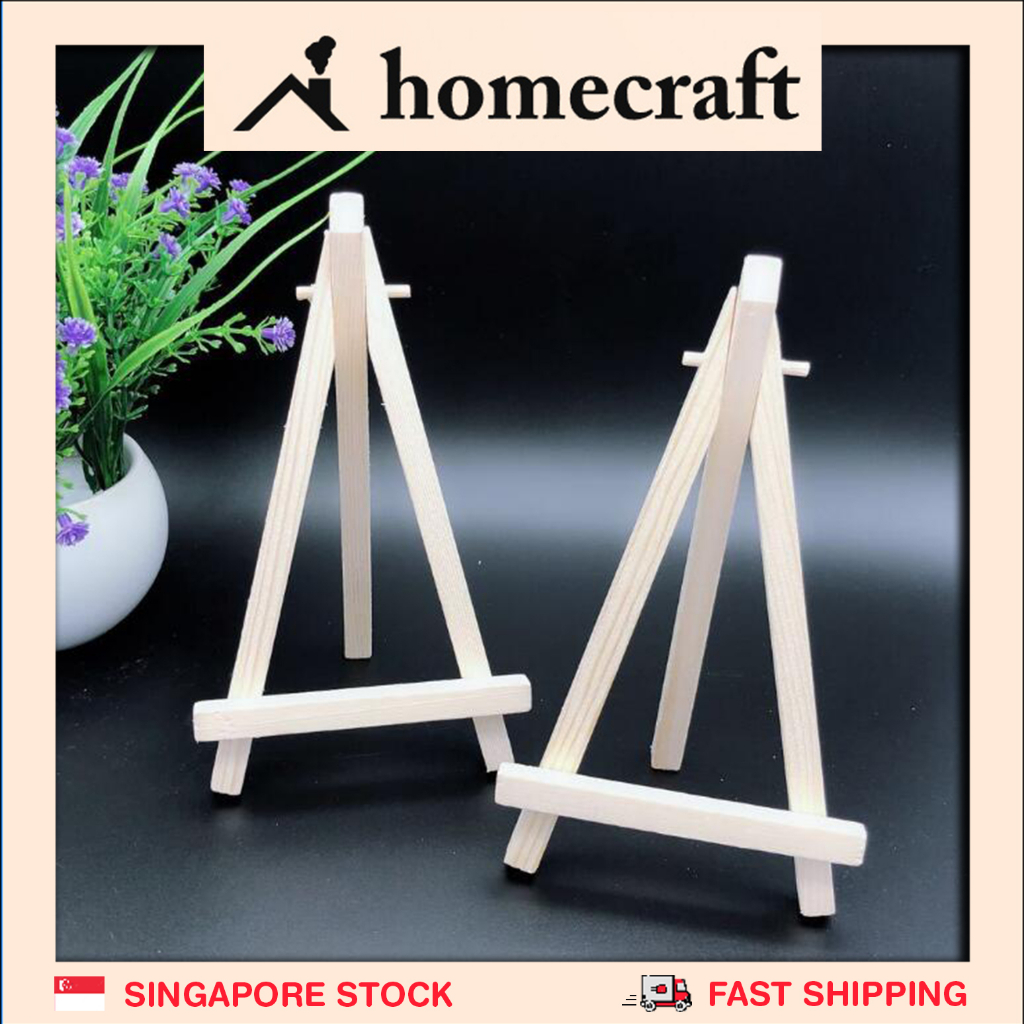 [NEW] HOMECRAFT Mini Wooden Easels Display Stand Holder Wedding Table ...