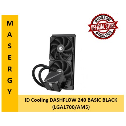 ID Cooling DASHFLOW 240 BASIC BLACK (LGA1700/AM5) | Shopee Singapore