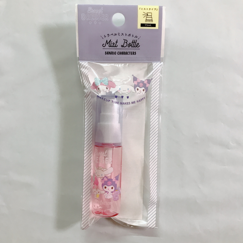 Mist bottle sanrio★MY MELODY★CINNAMOROLL★KUROMI★Bottle Pink | Shopee ...
