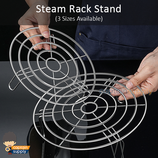 304 Stainless Steel High Quality Steam Rack Stand | Shopee Singapore