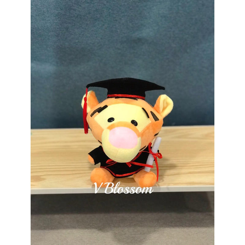 [SG Seller] Graduation Plush Winnie The Pooh and Friends Tigger Eeyore ...