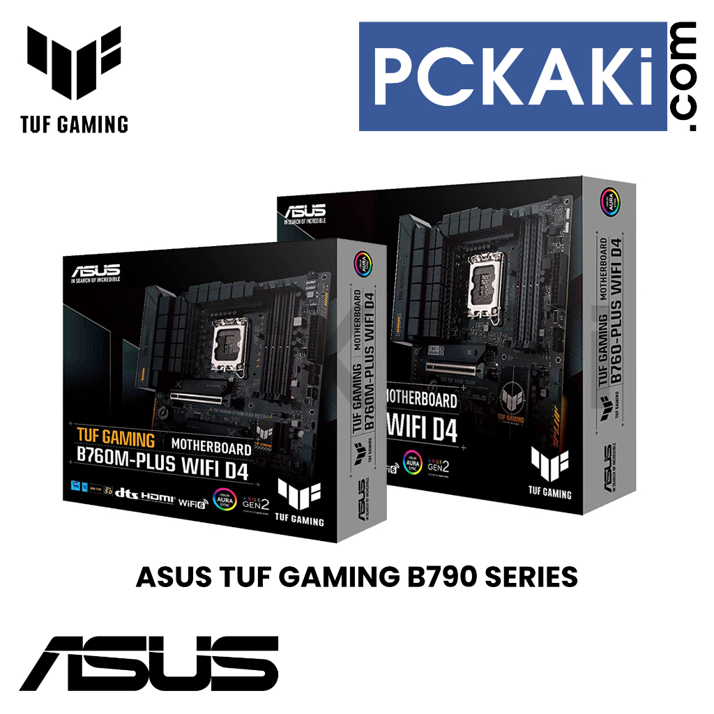 ASUS TUF GAMING B760M / B760 / H770 PLUS WIFI D4/D5 - INTEL LGA1700 DDR4 MATX / ATX MOTHERBOARD ...