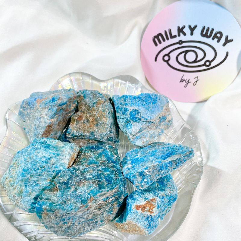 Blue Apatite Raw (50g/100g) | Shopee Singapore