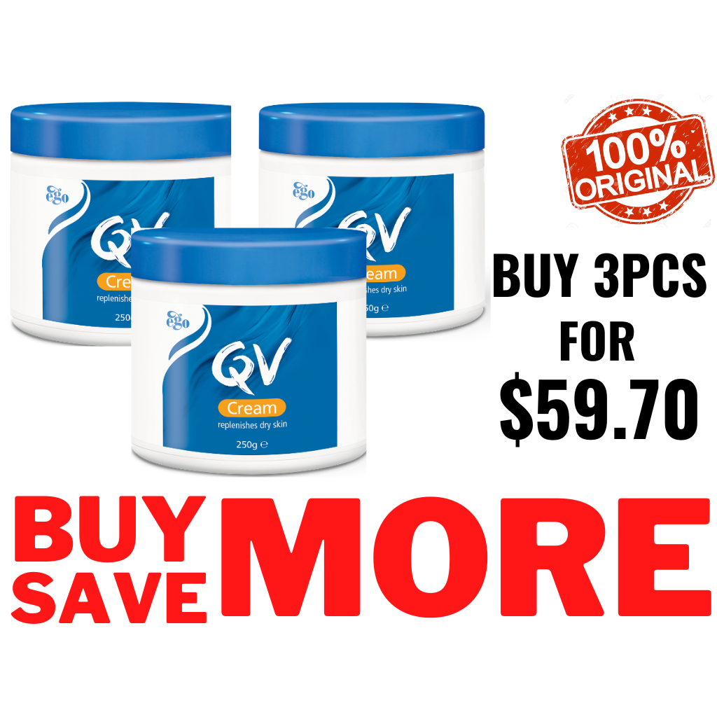 [PharmCare] QV Cream 250g tub | dry skin | dryness | moisture ...