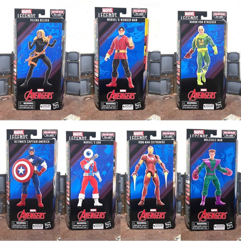 [Set of 7] Hasbro Marvel Legends, Baron Von Strucker, Yelena Belova ...
