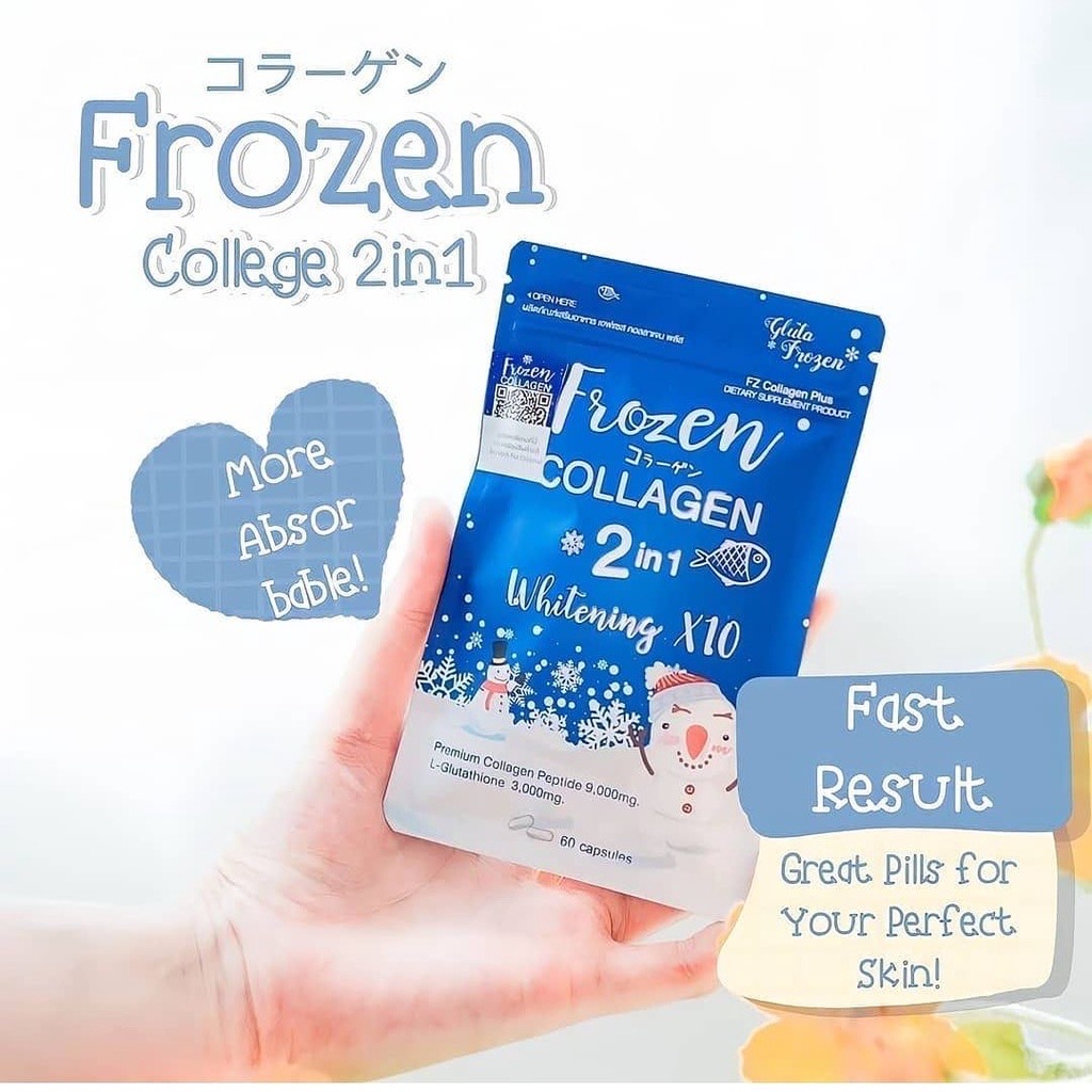 SG SELLER ️BLUE 蓝色 Frozen Collagen with L-Glutathione Extra Whitening ...