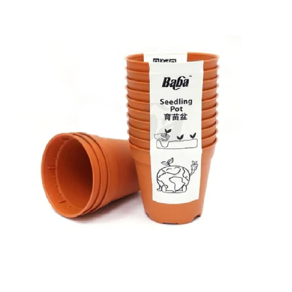 BABA BI-55 Seedling Pot (Cotta) (12 pcs Set) | Shopee Singapore