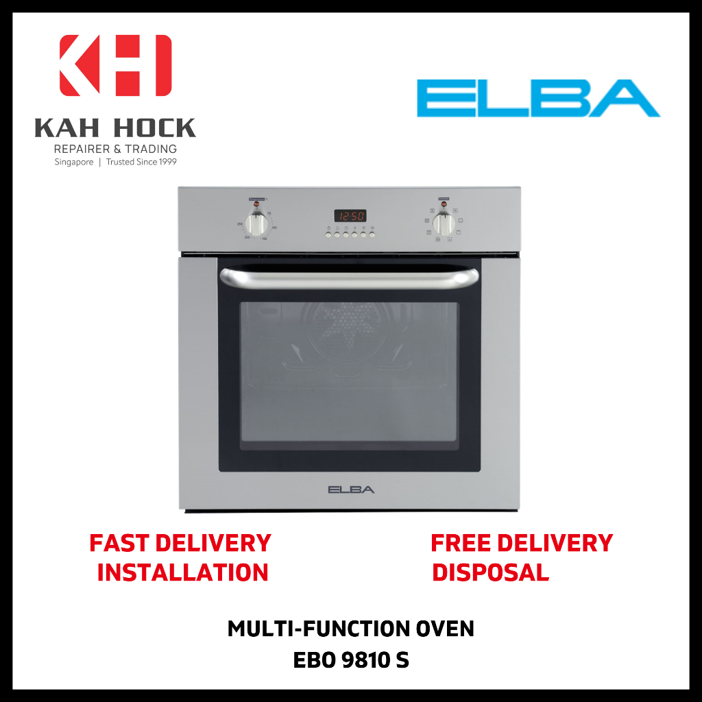 ELBA EBO 9810 S 53L BUILT IN MULTI FUNCTION OVEN - 1 YEAR MANUFACTURER ...