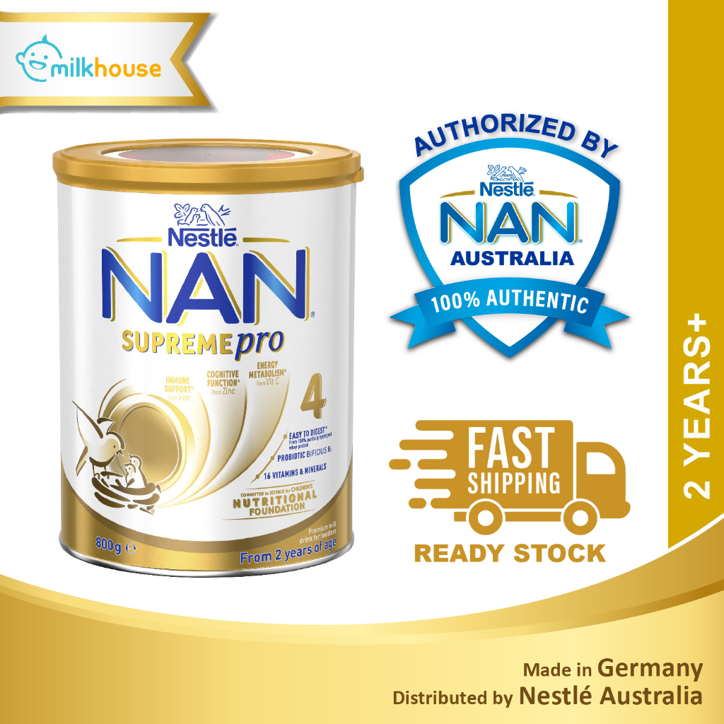 [Ready Stock] Nestle NAN Supreme Pro 4 (800g) SupremePro From 2+ Year ...
